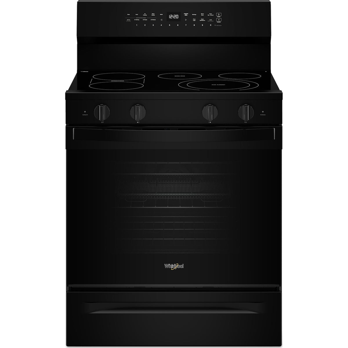 Whirlpool 30-inch Smart Electric Smart Range with Air Cooking Technolo ...