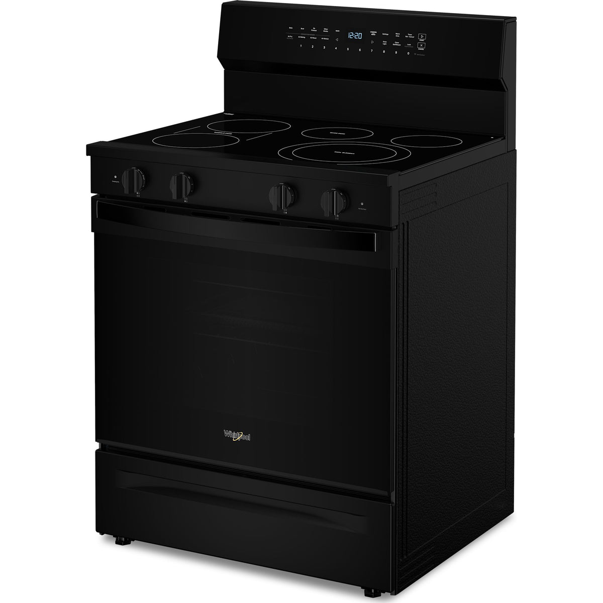 Whirlpool 30-inch Smart Electric Smart Range with Air Cooking Technolo ...