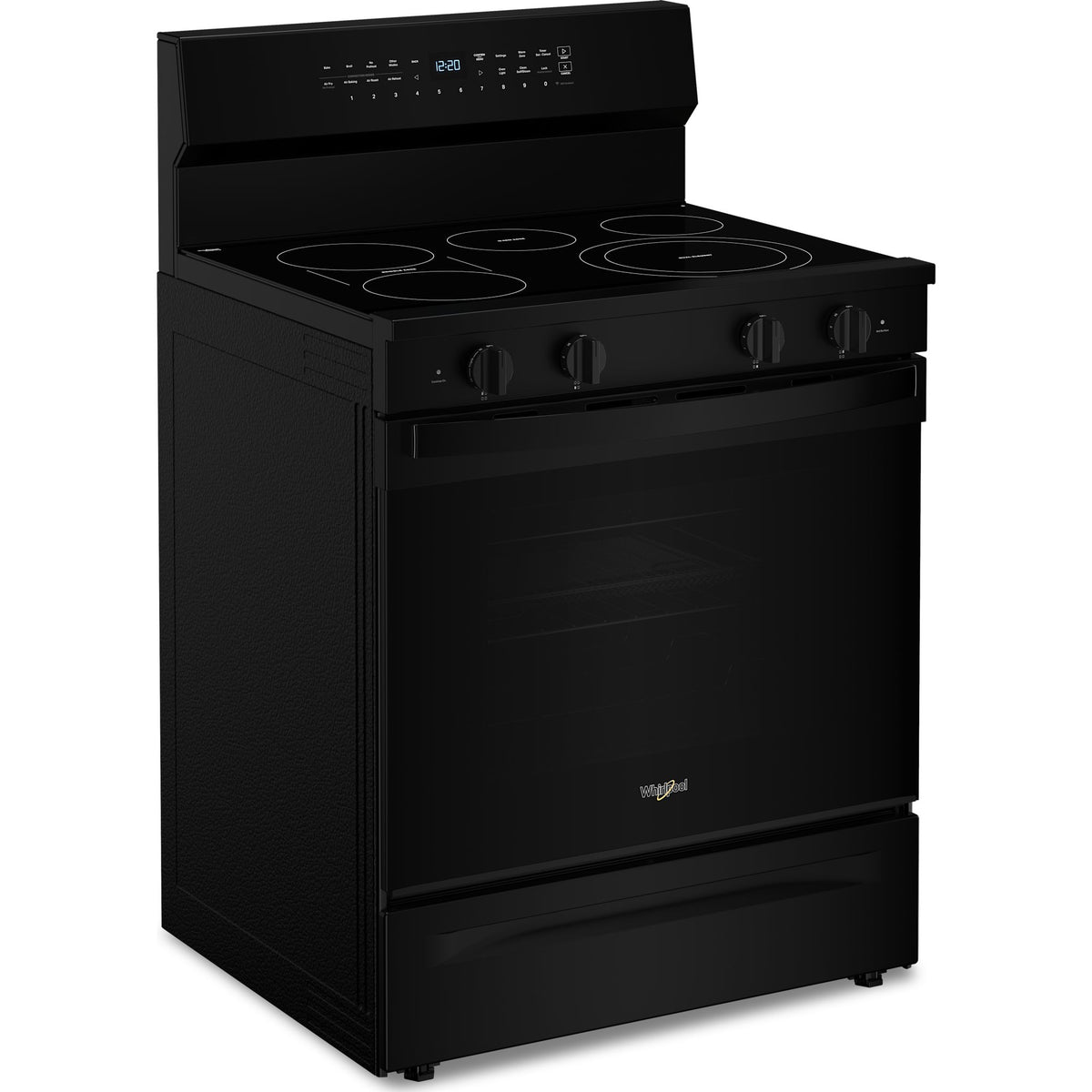 Whirlpool 30-inch Smart Electric Smart Range with Air Cooking Technolo ...